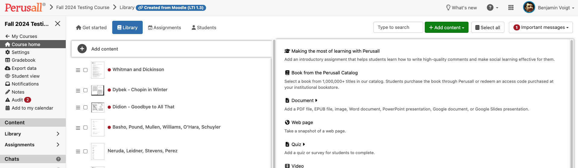Moodle and Integrated Tools - Information Technology Services ...