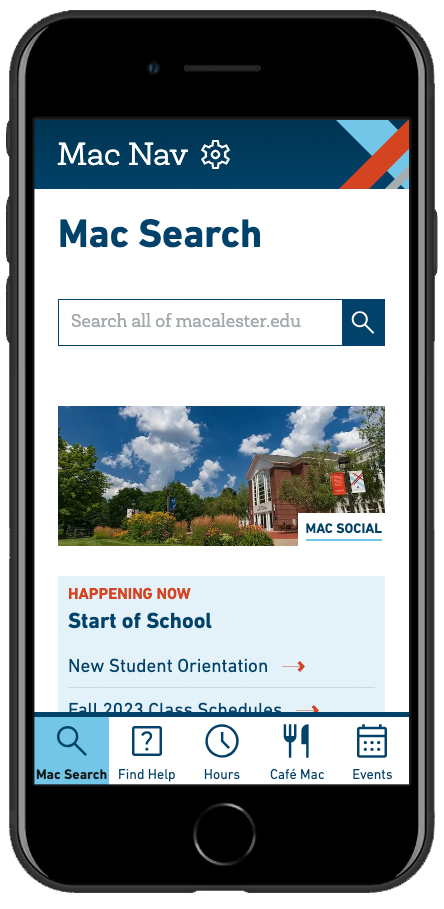 Mac Nav Preview - Macalester College