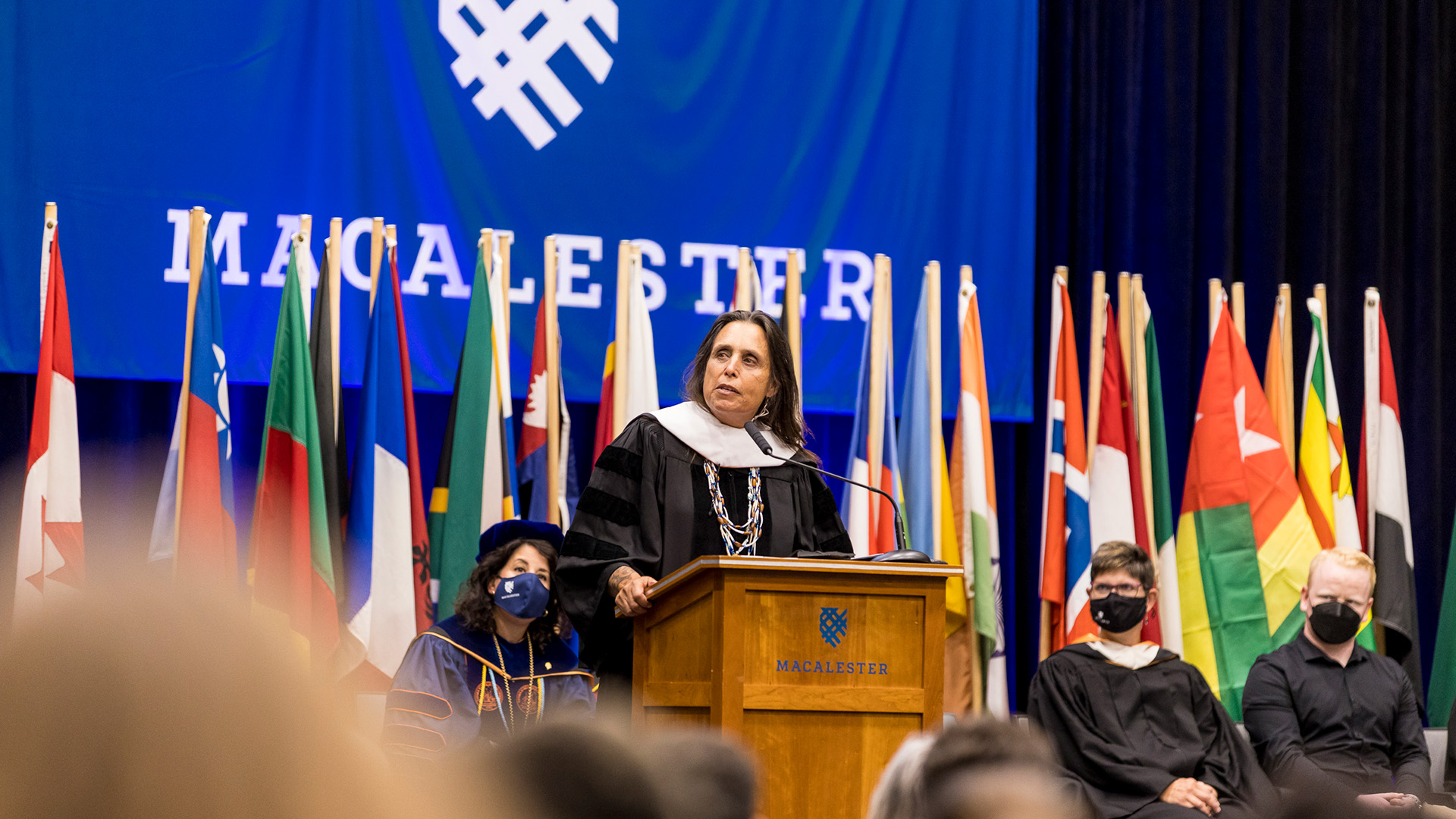 Macalester presents honorary degree to activist, author Winona LaDuke ...