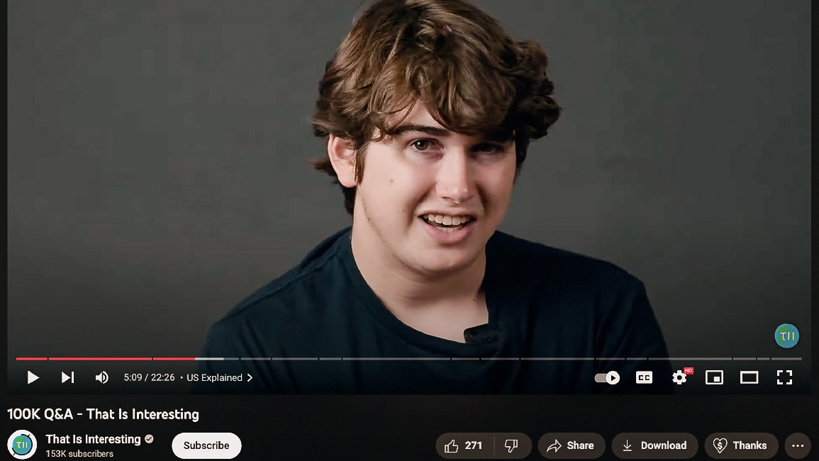 YouTuber Carter Stacy ’24 is “Interesting” - News - News - Macalester ...