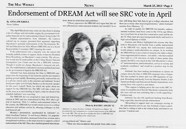 Mactivism - News - News - Macalester College