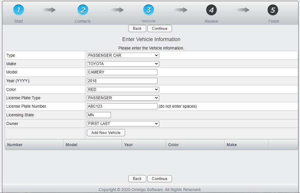 Parking Permit Online Registration - Public Safety - Macalester College